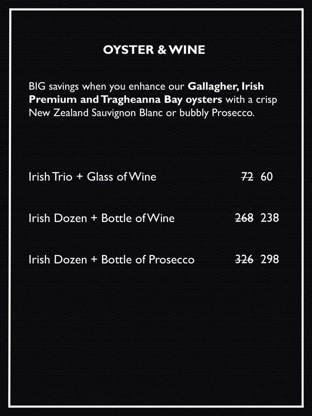 Oysters, Wine, and Guinness Pairing – SOUTHERN ROCK SEAFOOD