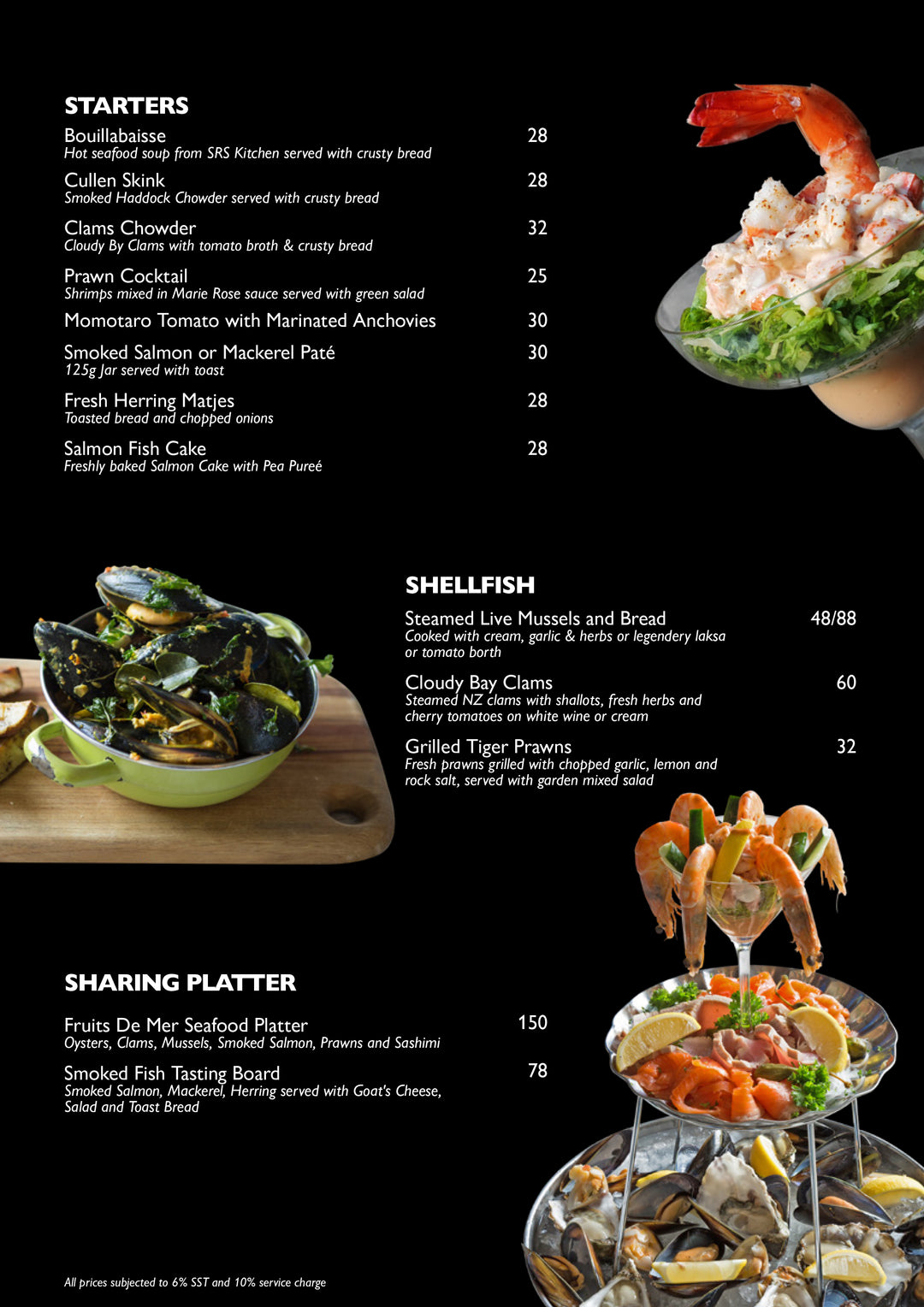 Starter – SOUTHERN ROCK SEAFOOD