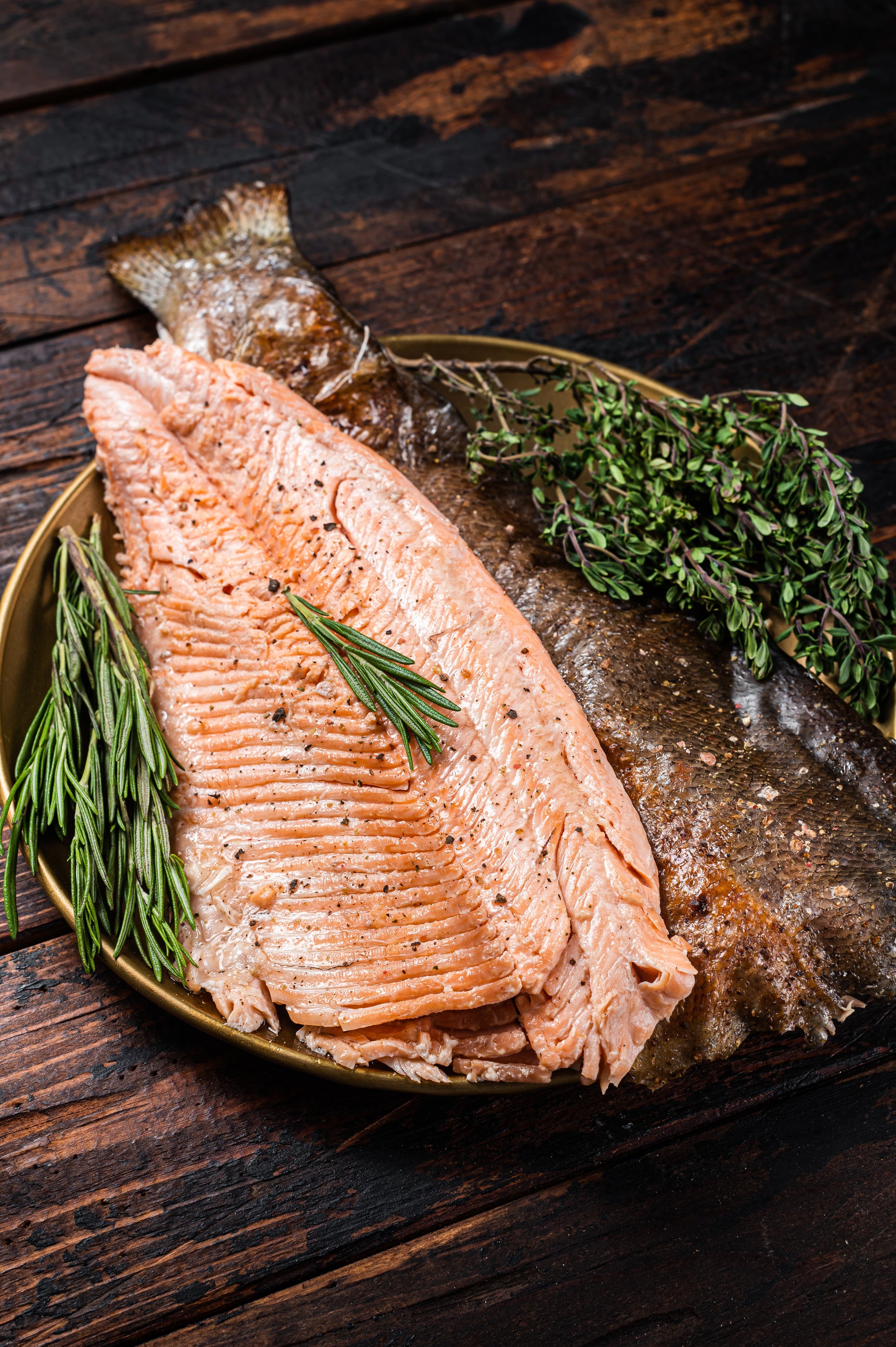 Chargrilled Half Fillet / Whole Tasmanian Petuna Ocean Trout – SOUTHERN ...